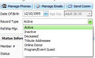 Record Type & Status Definitions – Gnosis Help Center